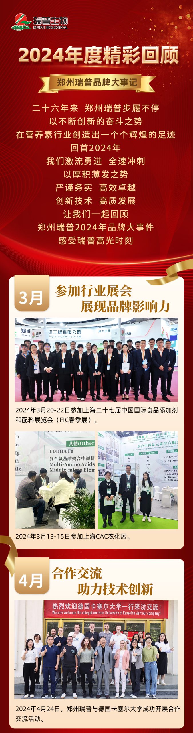 回望精彩 踔厉奋发|郑州瑞普2024年品牌大事记 - 郑州瑞普